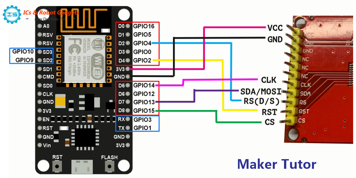 Ili9225 20 Inch Spi Serial Port Tft Lcd Display Module Spi Interface